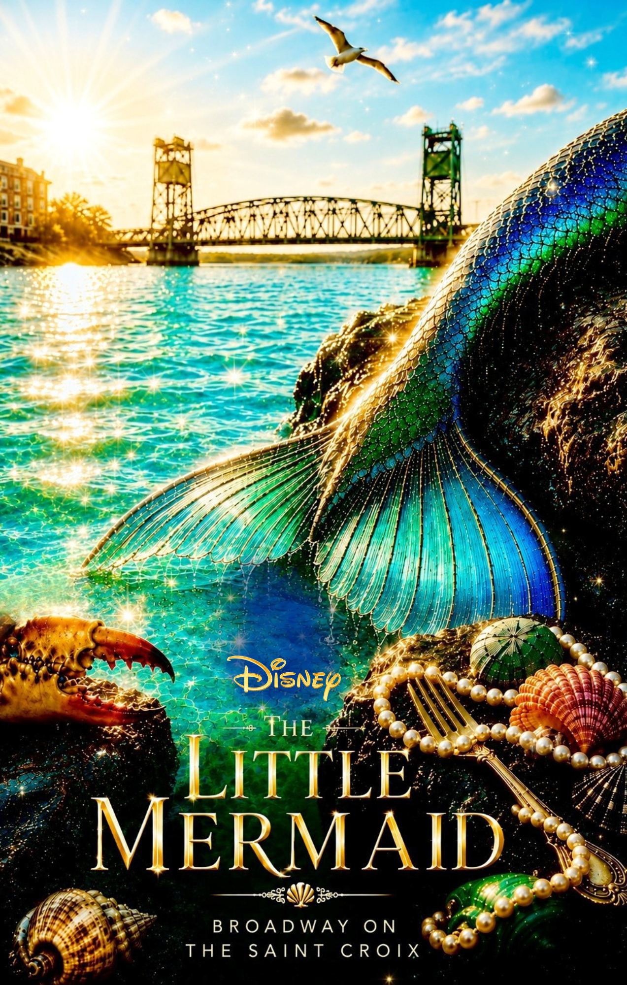 The Little Mermaid - Saturday, August 15th at 2:00pm | Frosted Glass ...